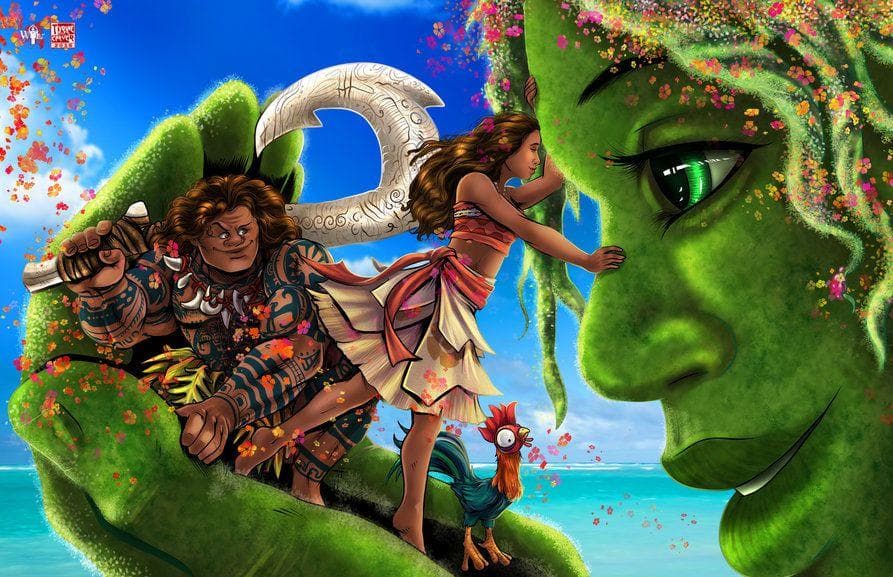 10+ Pieces Of Unbelievably Gorgeous Moana Fan Art