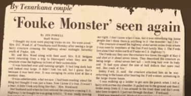 The Fouke Monster Of Boggy Creek Has Been Terrifying People And Eating ...
