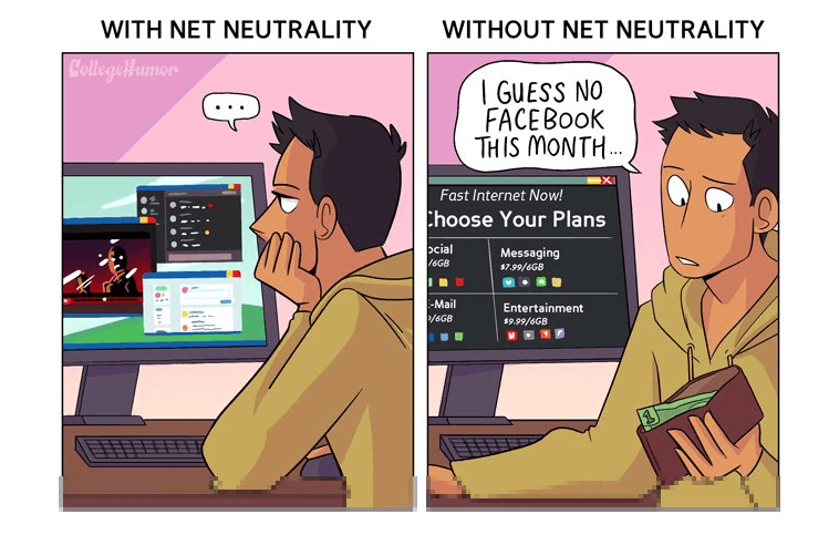 Someone Finally Illustrated What The Loss Of Net Neutrality Really ...