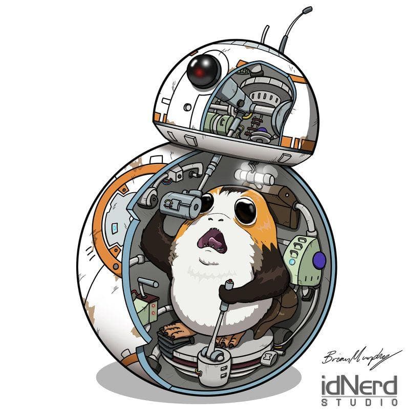 18 Adorable Porg Fan Art Creations That Will Make You Love Them More