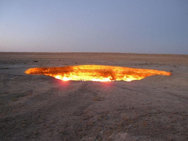 What Is The Darvaza Gas Crater & Does It Lead To Hell?