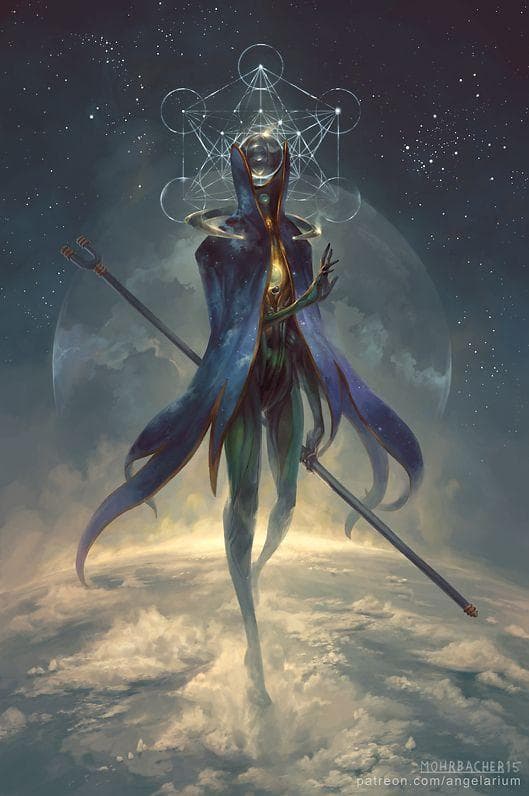 This Artist Creates Otherworldly Angels That Take Sci-Fi To A Whole New ...