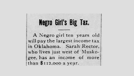 The Story of Sarah Rector, The Black Girl So Wealthy She Was Considered ...
