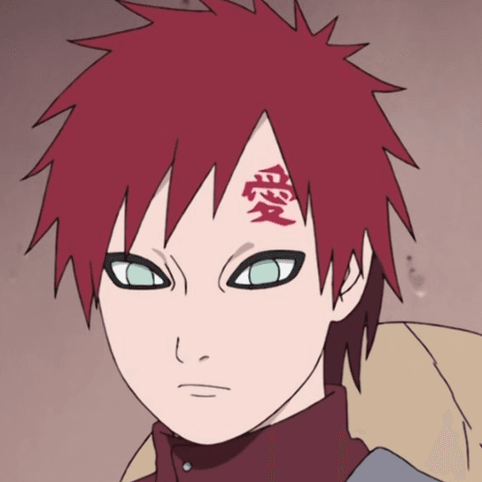 Gaara Kazekage Smile