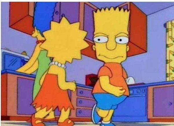 The Nightmarish Discovery Of Front-Facing Simpsons Characters