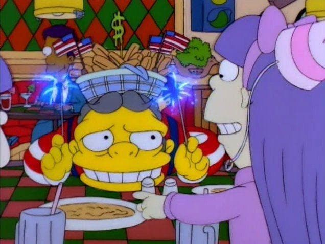 The Nightmarish Discovery Of Front-Facing Characters On 'The Simpsons'