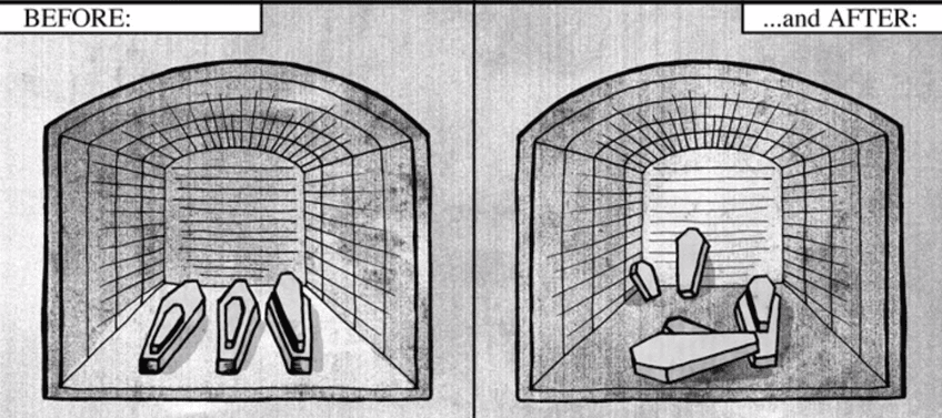 Inside The Chase Vault, Heavy Lead Coffins Were Tossed About By A ...