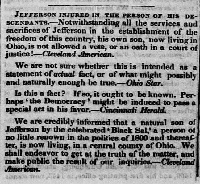 Thomas Jefferson & Sally Hemings' Children: Meet His Black Family