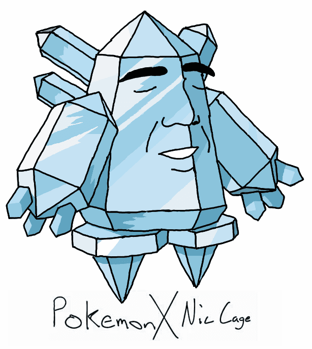 This Artist Is Drawing Literally Every Single Pokémon With Nic Cage's Face