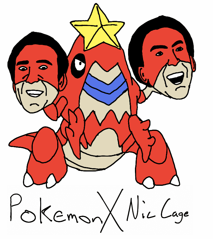 This Artist Is Drawing Literally Every Single Pokémon With Nic Cage's Face