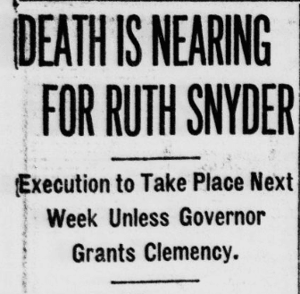 The Chilling Story Of Ruth Snyder, The Housewife Murderer Sent To The ...