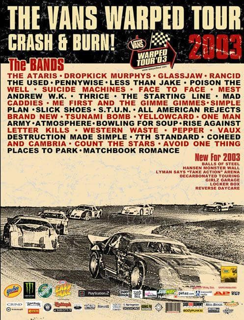 All 24 Lineups In Warped Tour History, Ranked By Music Fans