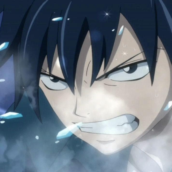Fairy Tail Gray Angry