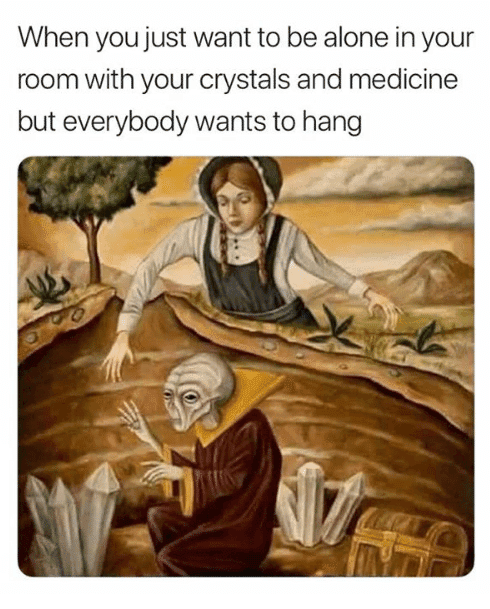 The 18 Funniest Memes About Crystals To Give You Only Good Vibes