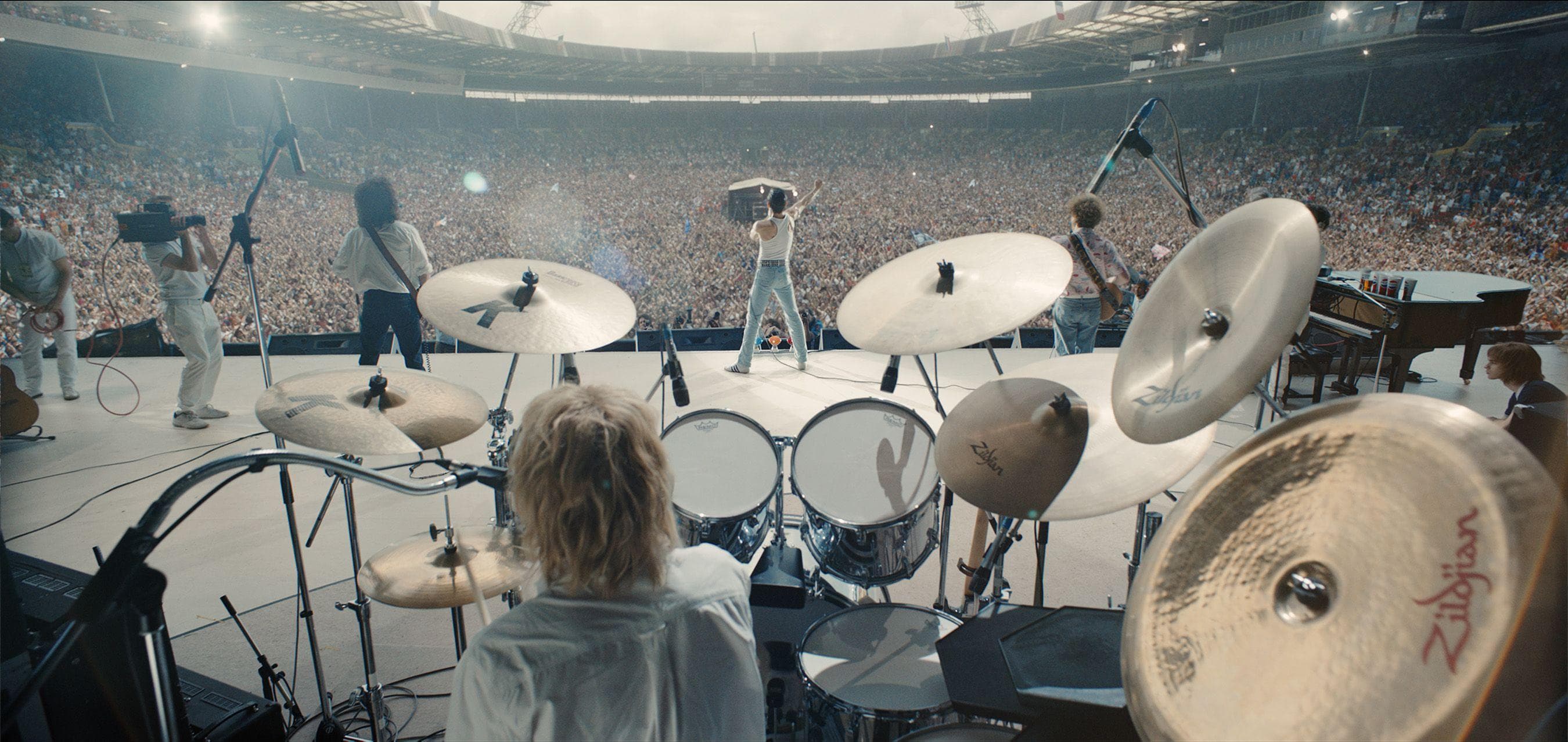'Bohemian Rhapsody' Behind The Scenes: Filming The Live Aid Concert
