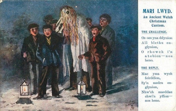 The Mari Lwyd: A Creepy Christmas Horse Skull With Riddles On Its Mind