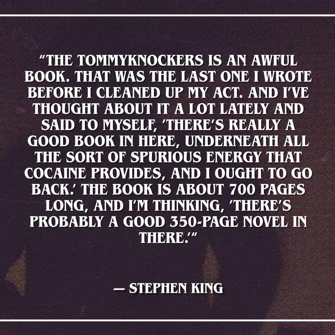 Stephen King's Best Quotes About His Addictions
