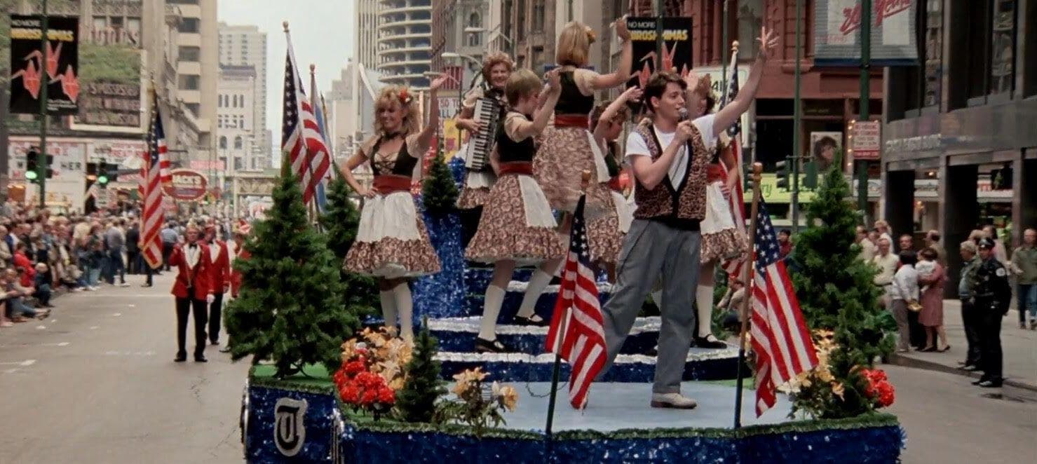 Behind the Scenes Of The 'Ferris Bueller's Day Off' Parade Scene