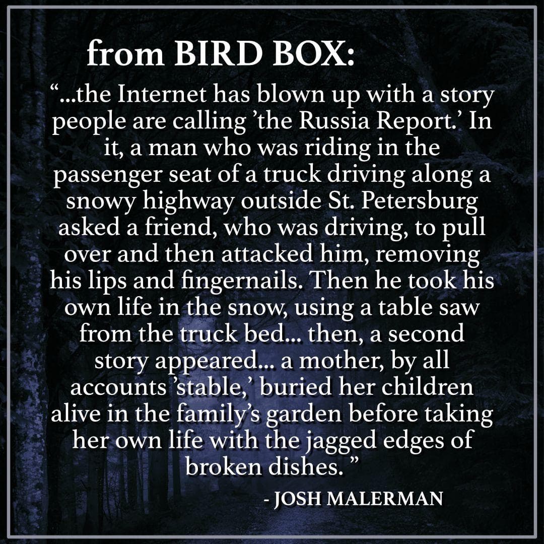 Things Cut From The 'Bird Box' Book Because They Were Too Intense For ...