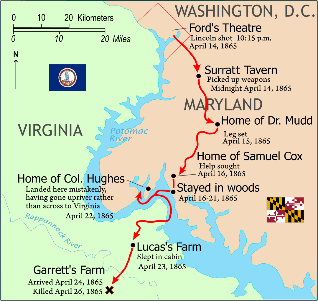 A Timeline Of The Hunt For John Wilkes Booth