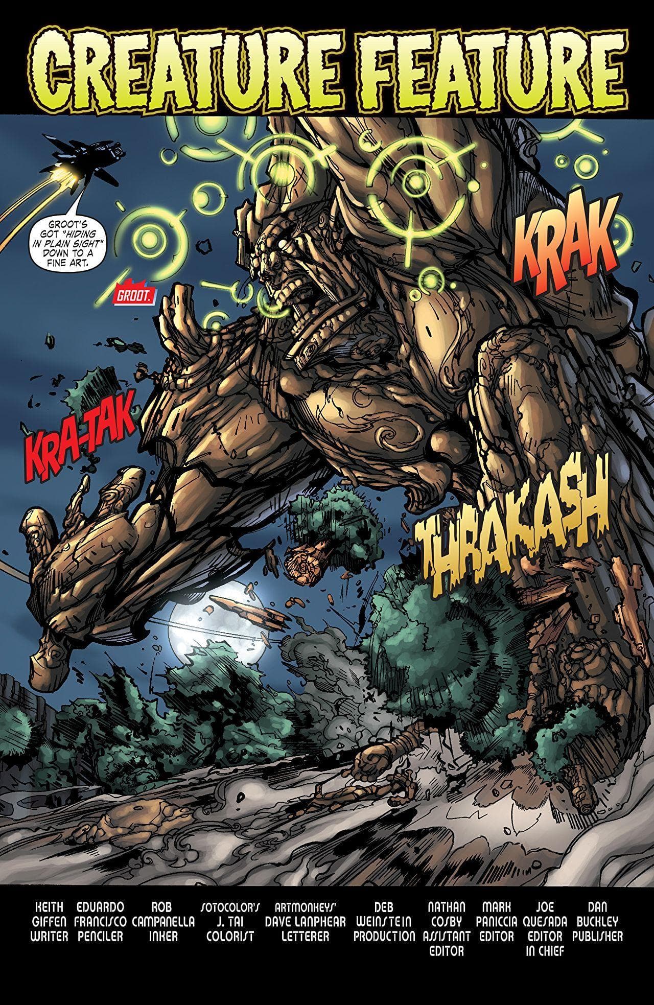 The Comic Book History Of Groot