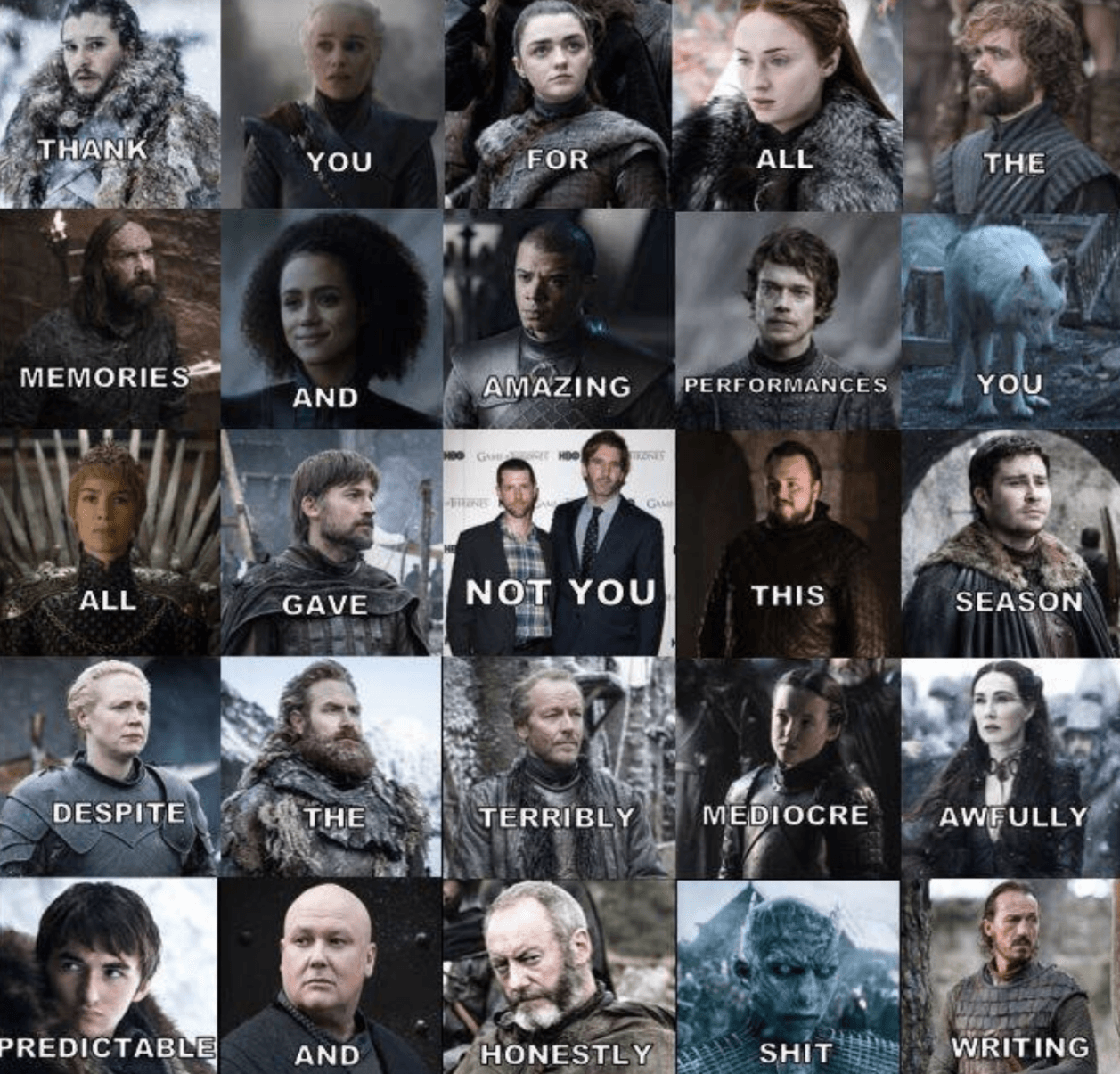 25 Funniest 'Game Of Thrones' Series Finale Memes