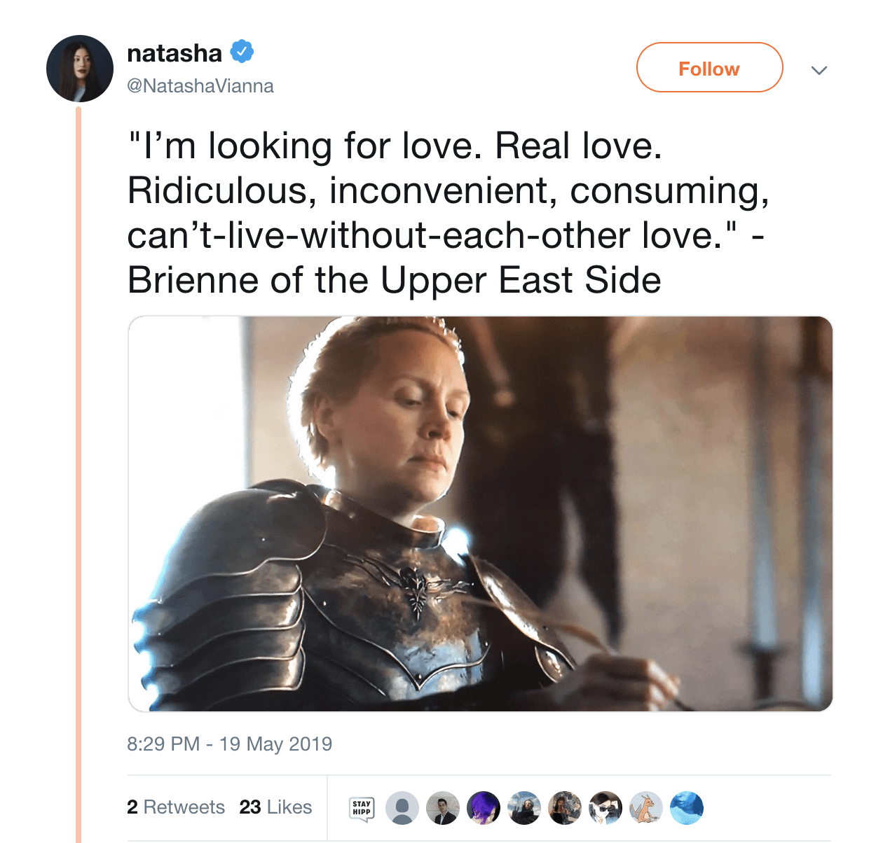 20 Best Brienne Memes From 'Game Of Thrones' Finale
