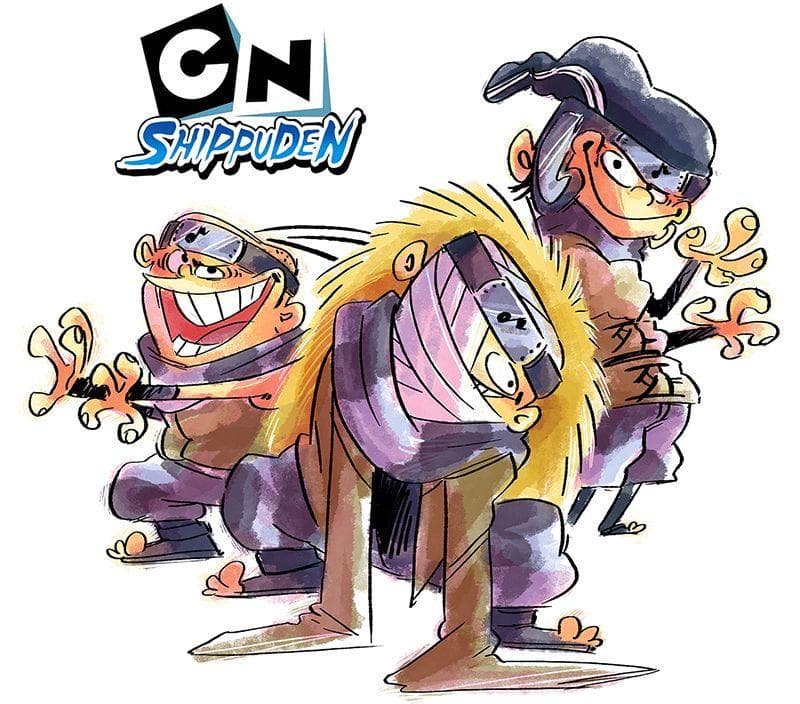 This Artist Creates Cartoon Network x Naruto Shippuden Mashups