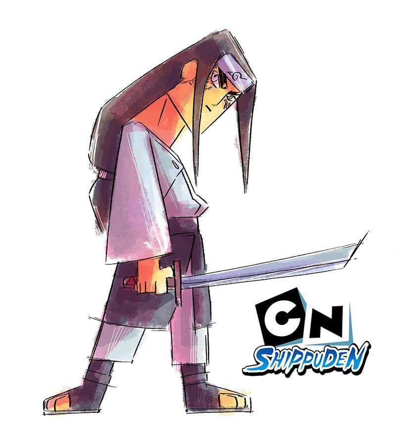 This Artist Creates Cartoon Network x Naruto Shippuden Mashups