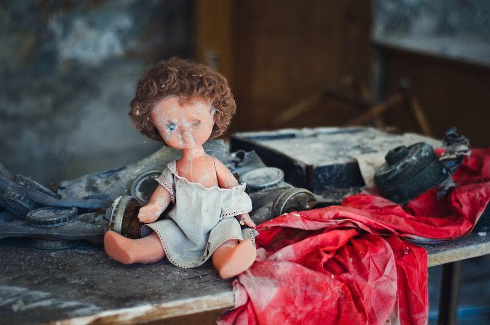 Creepy Pictures Of Dolls At Chernobyl