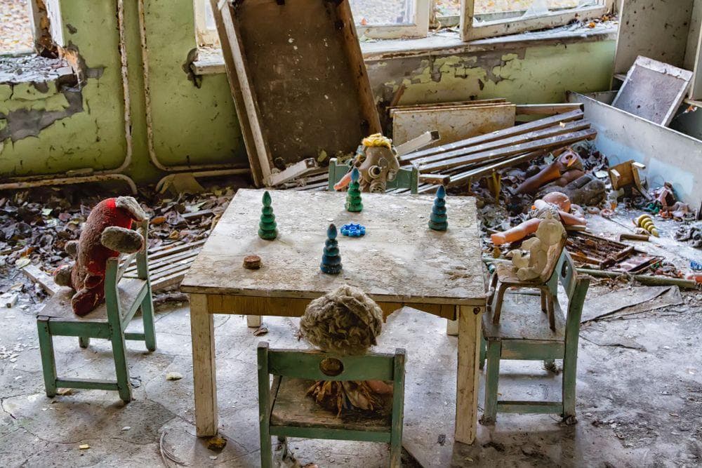 Creepy Pictures Of Dolls At Chernobyl