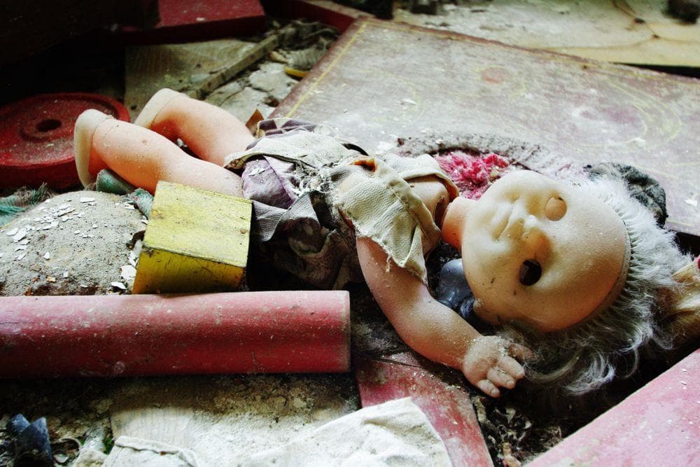 Creepy Pictures Of Dolls At Chernobyl