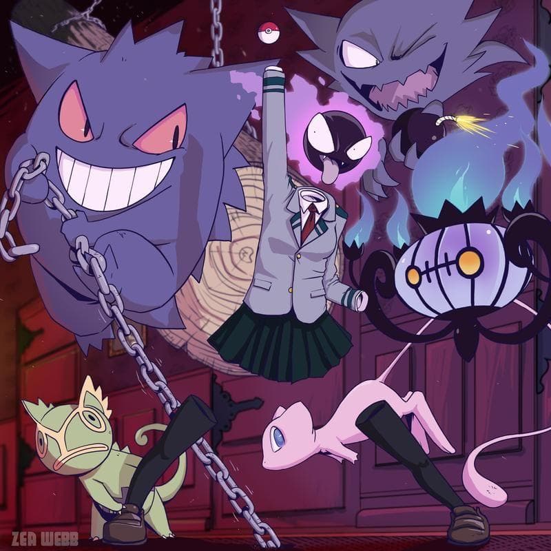 This Artist Imagines My Hero Academia Characters As Pokemon Trainers