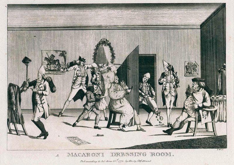 The History Of Macaroni Fashion: Dandies Immortalized In 'Yankee Doodle'