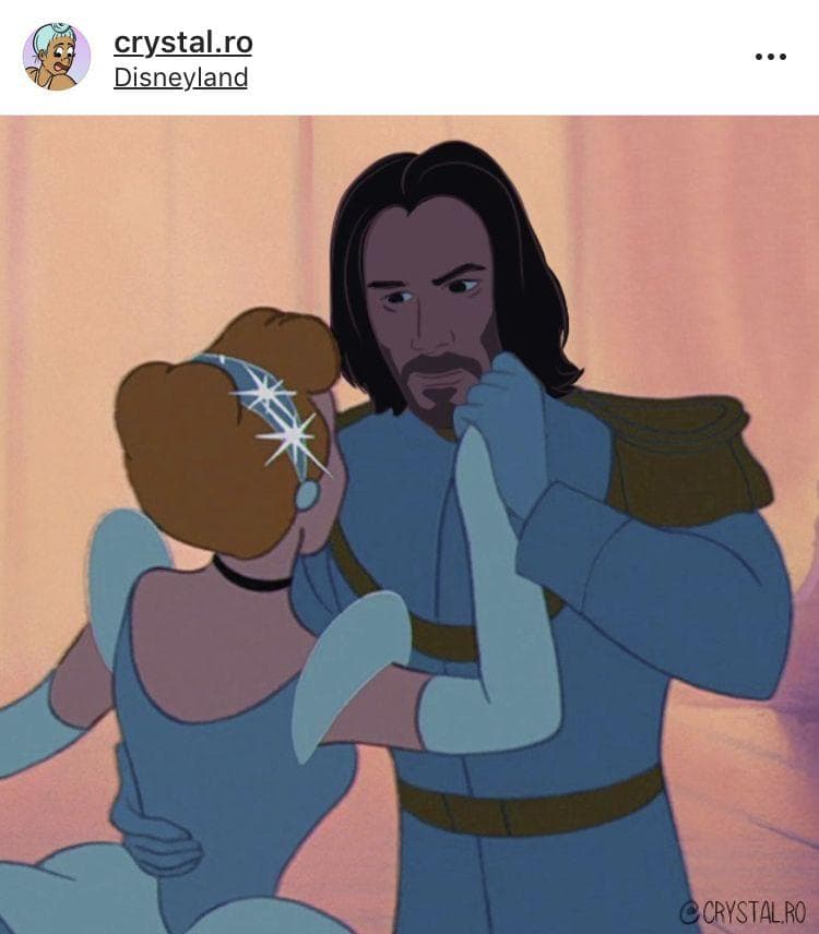 The Best Drawings Of Keanu Reeves As Disney Princes