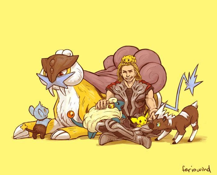 This Artist Draws The Avengers As Pokemon Trainers