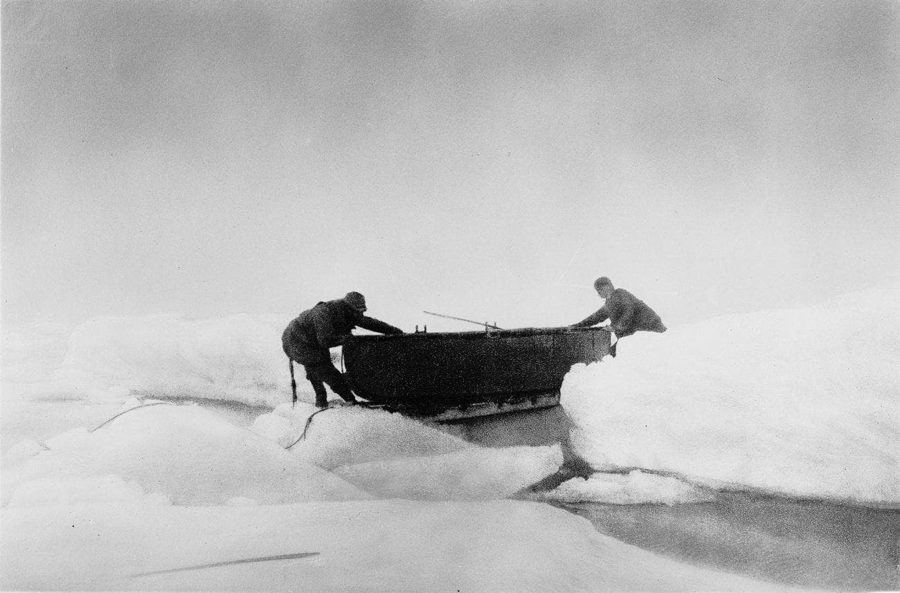 North Pole Balloon Expedition Crash Images