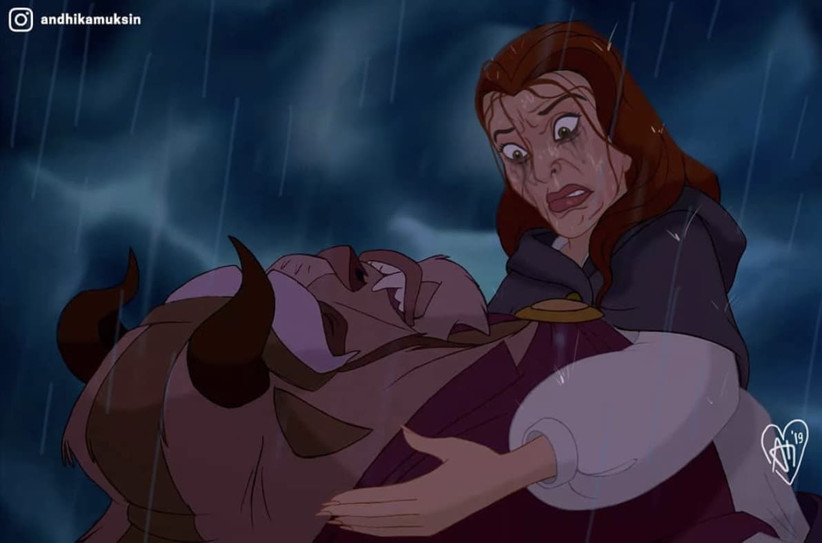 This Instagram Artist Alters Disney Princesses To Make Them More Relatable