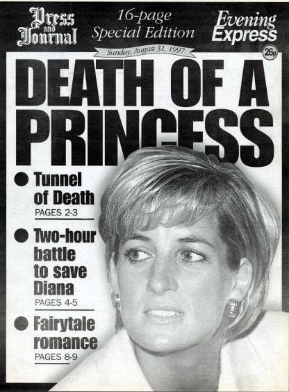 The Loss Of Princess Diana Coverage From Around The World