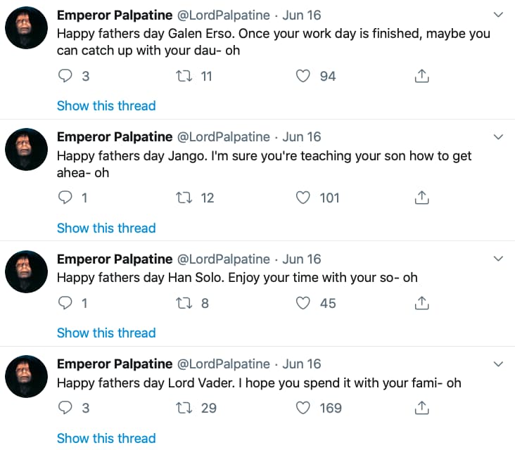 25 Funny Tweets From 'Star Wars' Parody Accounts Perfect For Dedicated Fans