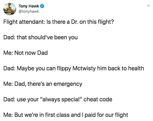 33 Tweets That Prove Tony Hawk Is One Of The Funniest People To Follow