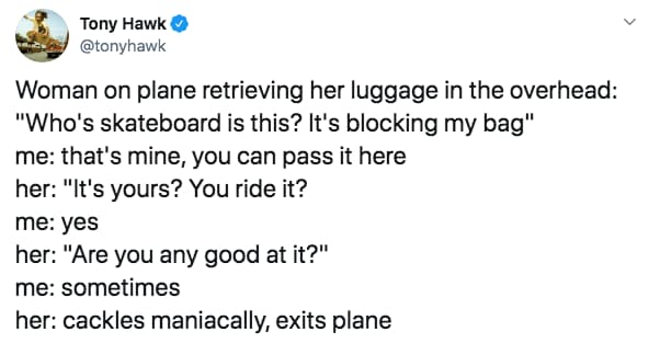33 Tweets That Prove Tony Hawk Is One Of The Funniest People To Follow