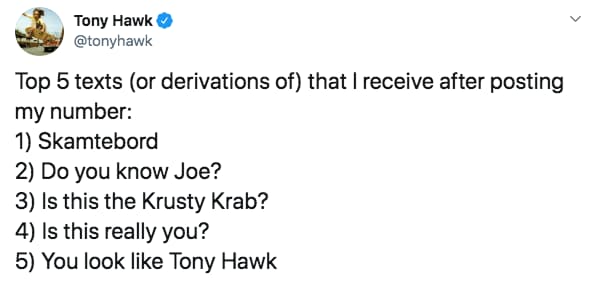 33 Tweets That Prove Tony Hawk Is One Of The Funniest People To Follow