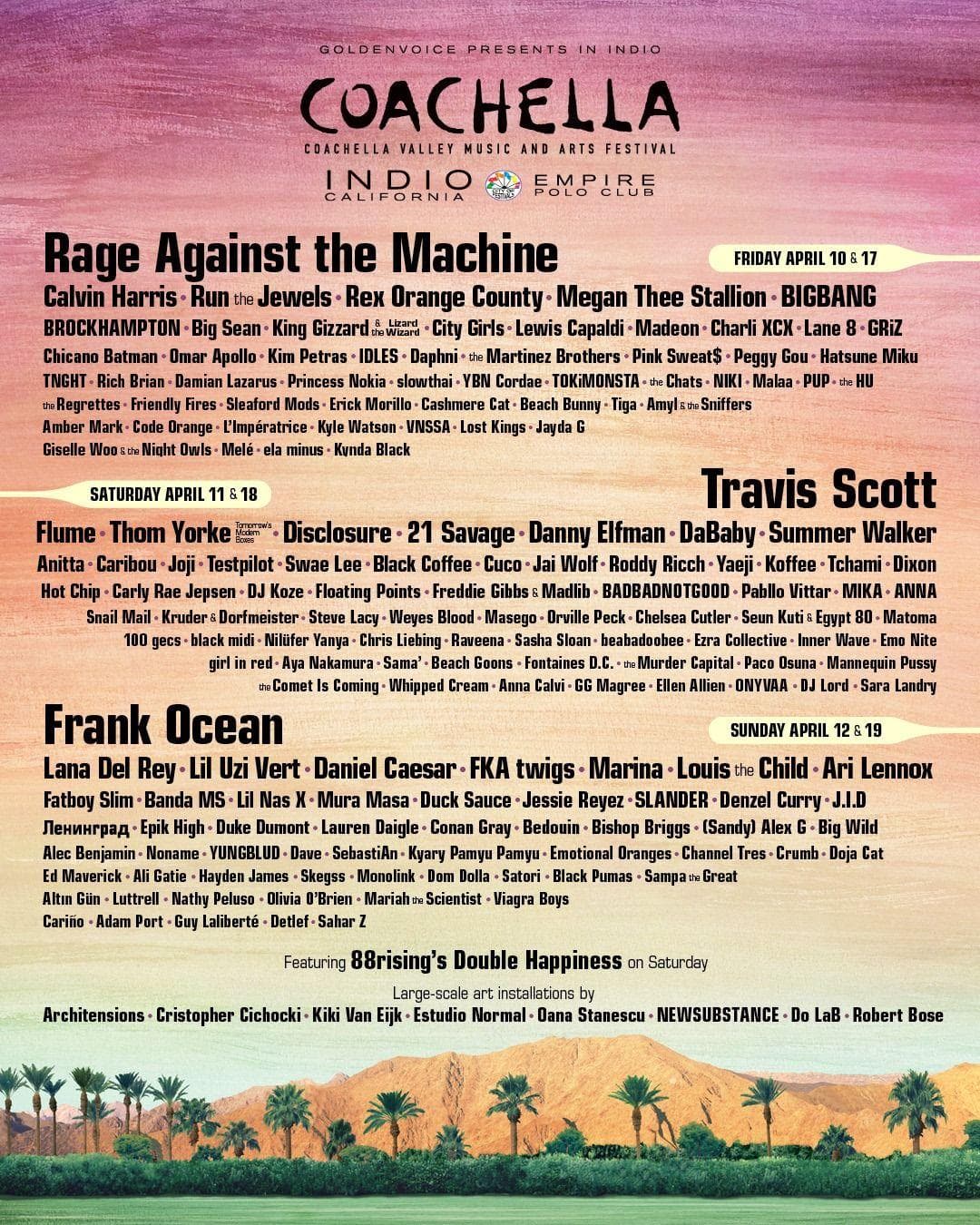 The Best Coachella Lineups of All Time, Ranked