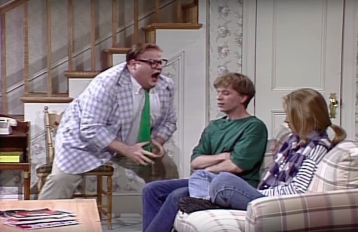 The Story Of Chris Farley's Motivational Speaker 'Matt Foley'