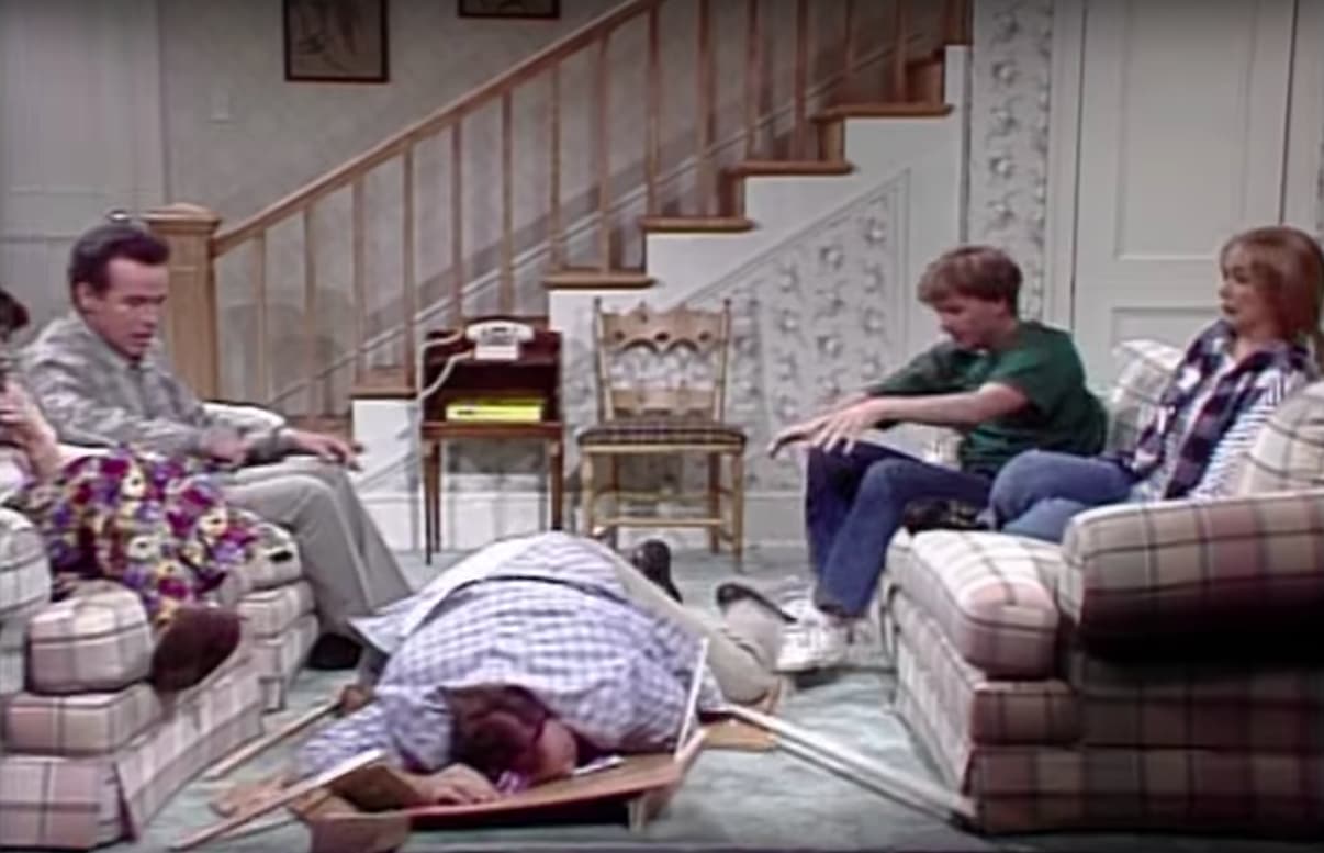 The Story Of Chris Farley's Motivational Speaker 'Matt Foley'