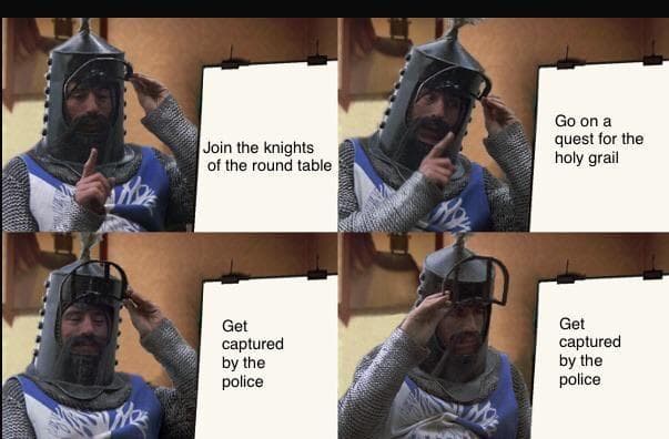 18 Absurdly Funny 'Monty Python And The Holy Grail' Memes