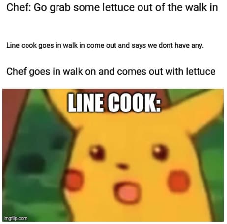 Line Cook Memes