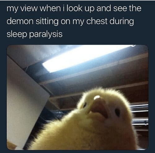 20 Memes About Sleep Paralysis Demons