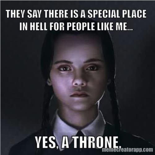 22 Wednesday Addams Memes That Warm Our Dark Hearts